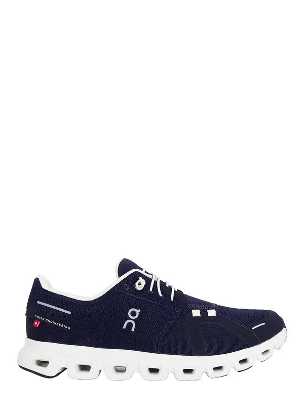 On Cloud 6 Sneakers - Midnight & White