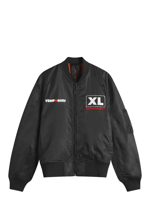 MAHARISHI Temporary Ma-1 Flight Jacket - Black