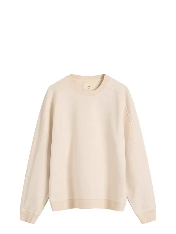 Folk Prism Sweat - Ecru Melange