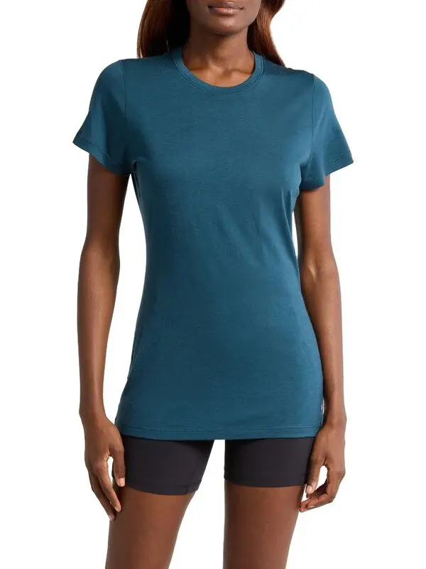 Smartwool Merino Wool Blend Short Sleeve T-shirt - Twilight Blue