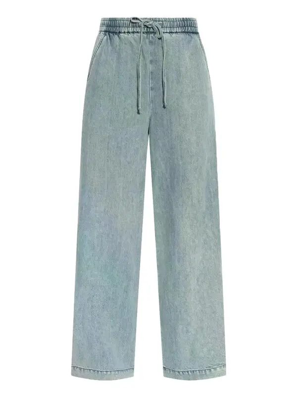 GESTUZ Washed Effect Jeans - Blue
