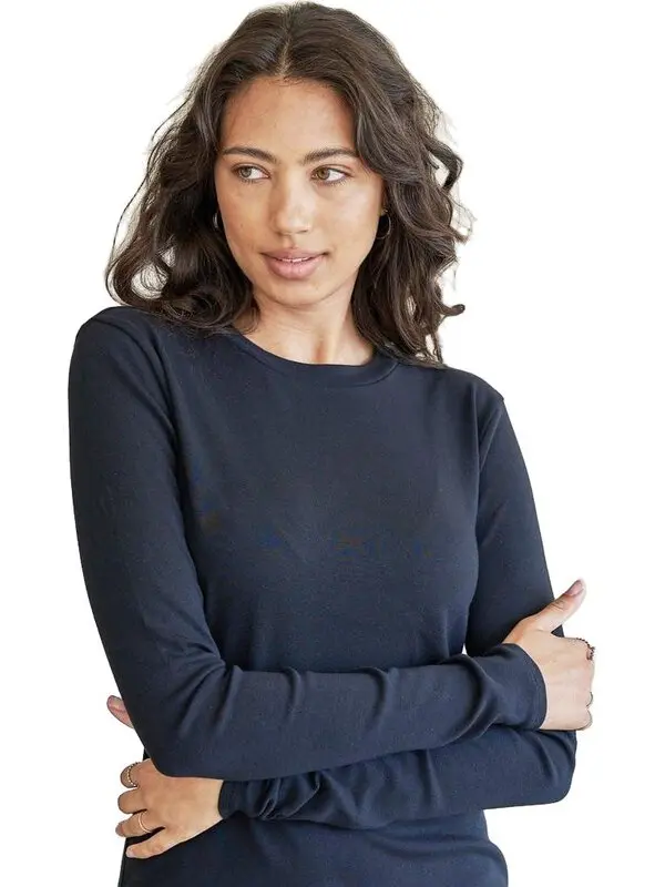 EAVOLU Garda Long Sleeve Top - Slate