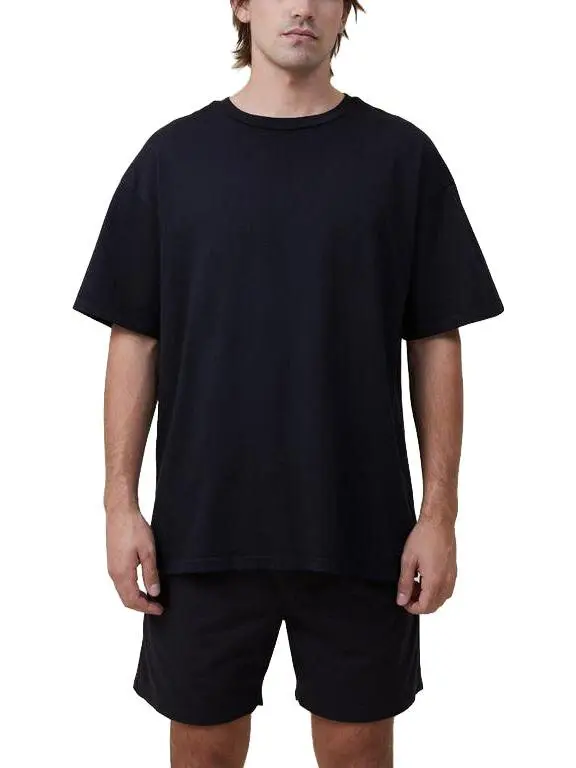 COTTON ON Relaxed Easy Short - Black Texture