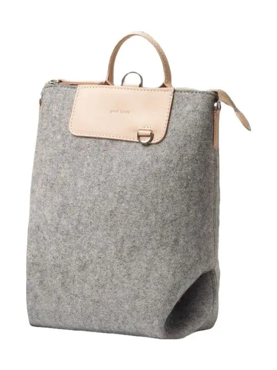 GRAF LANTZ Bedford Merino Wool Midi Backpack - Granite