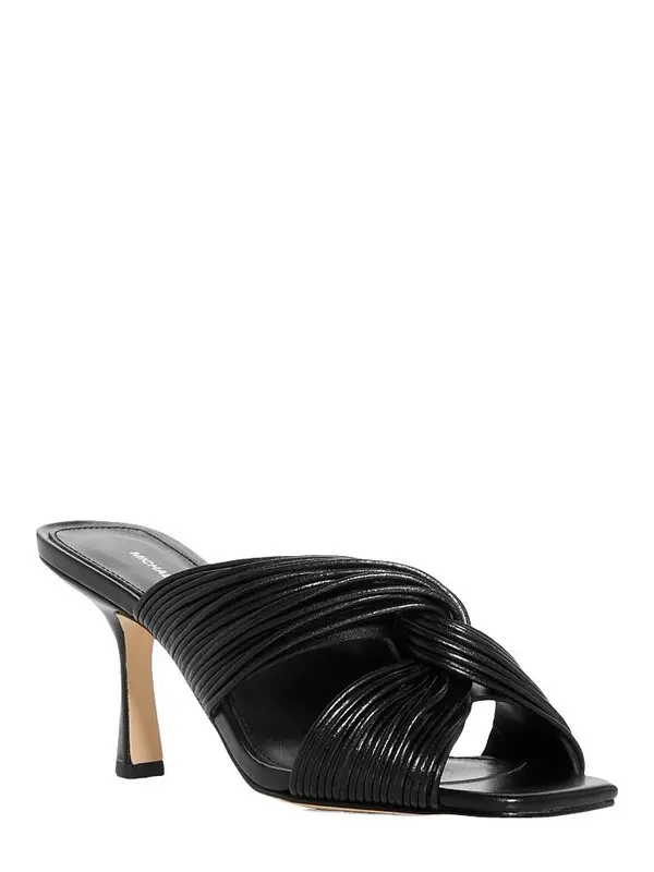 Michael Kors Alessia Slide Sandals - Black