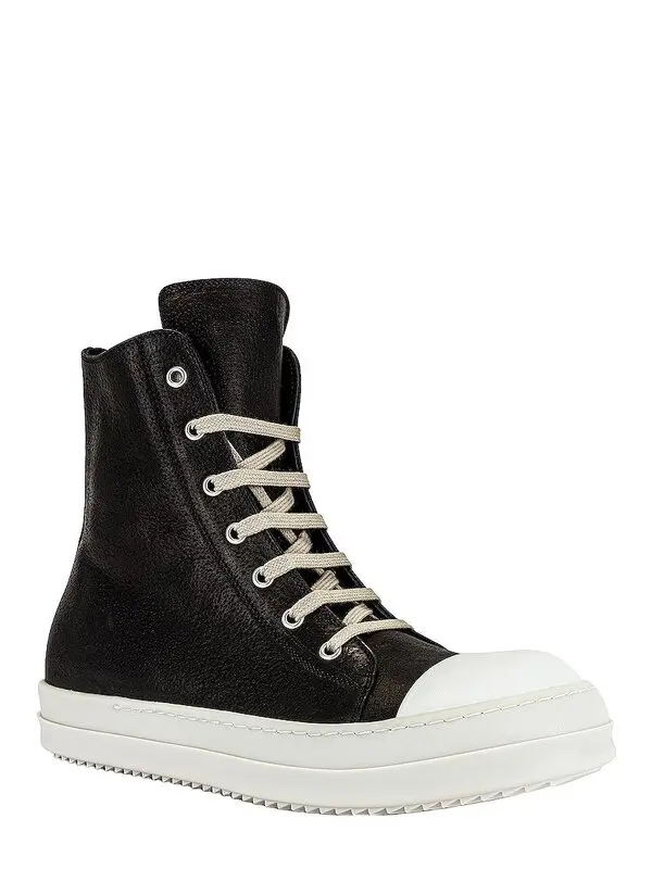 Rick Owens Hi-top Sneakers - Black & White