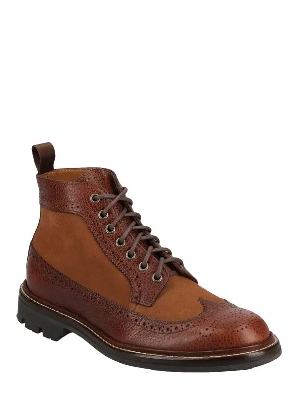 Taft The Boston Leather Boots - Whiskey