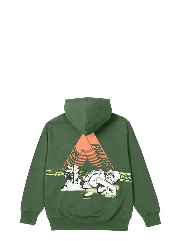 PALACE Fallen City Hood - Green