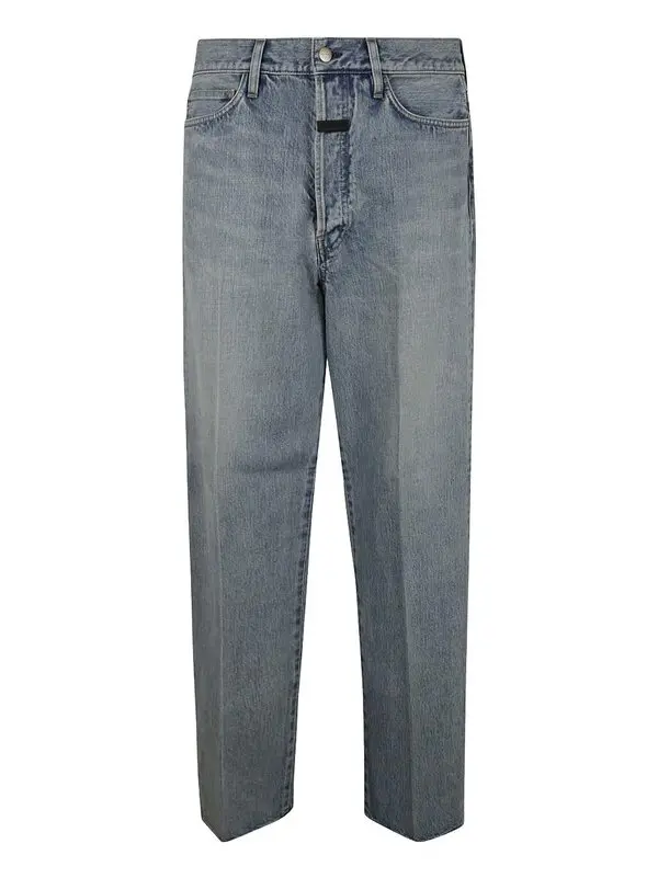 Fear Of God 5 Pocket Relaxed Fit Jeans - Blue