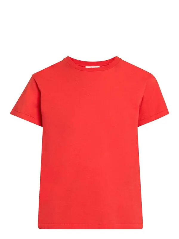 THE ROW Florie Short-sleeve Top - Tomato Red