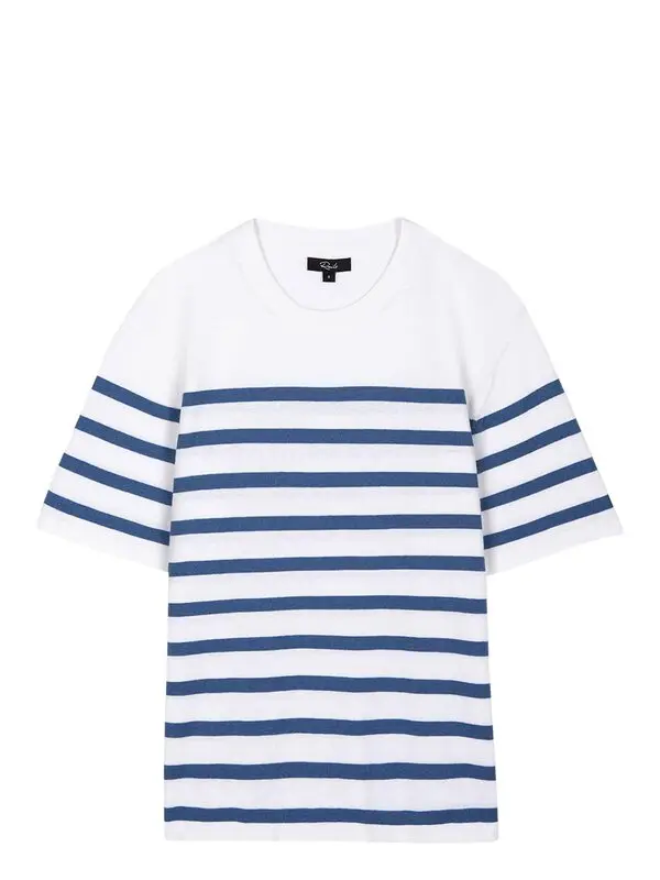 Rails Striped Cotton Cashmere Tee - Sailor Stripe