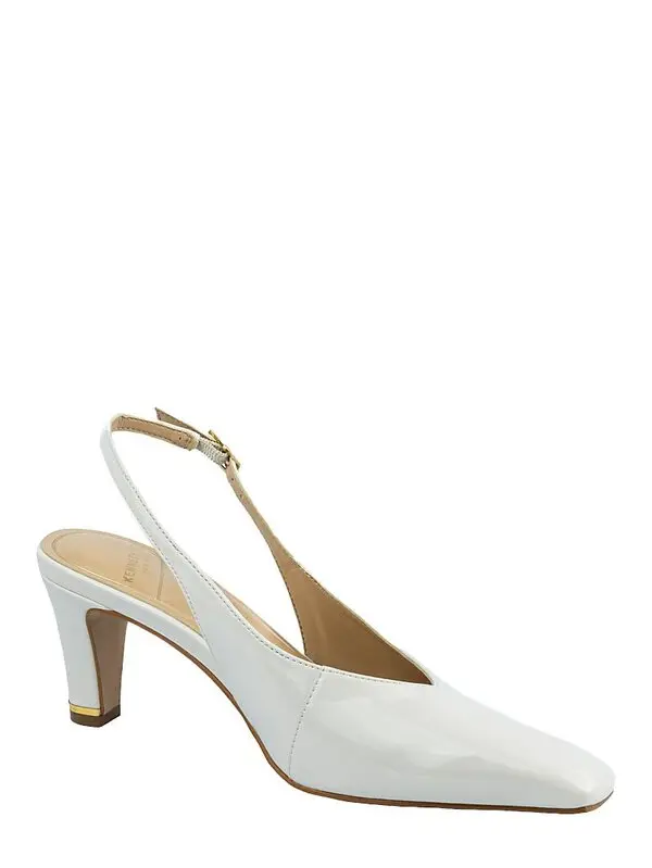 KENNETH COLE Meilani Pumps - Ecru Patent