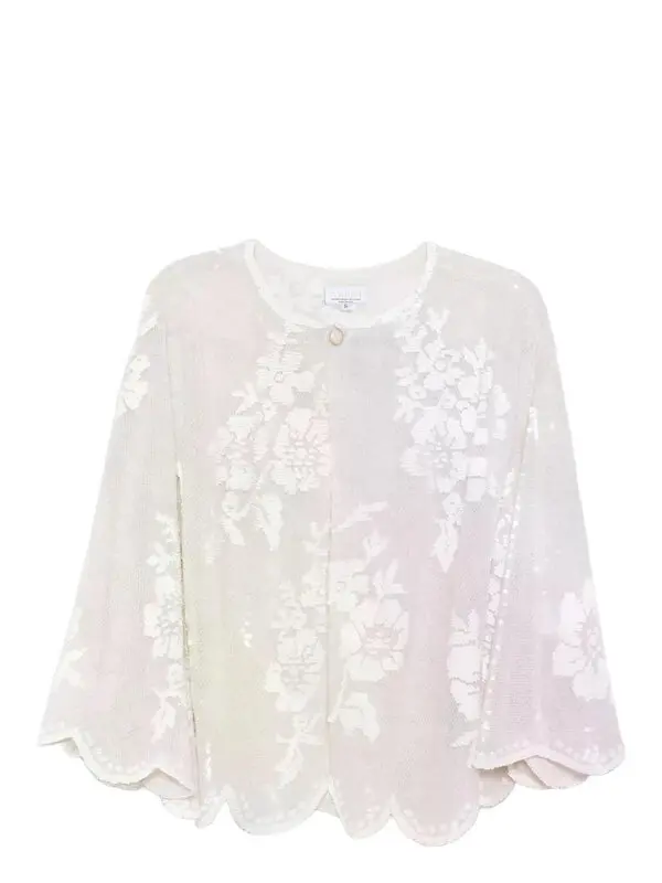 Ashish Sequin Blouse - White
