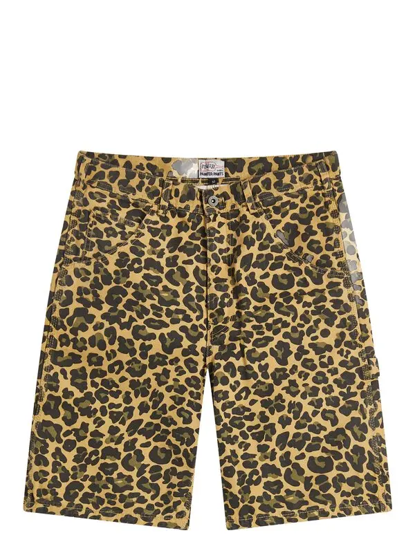 STAN RAY Big Job Painter Shorts - Leopard Camo