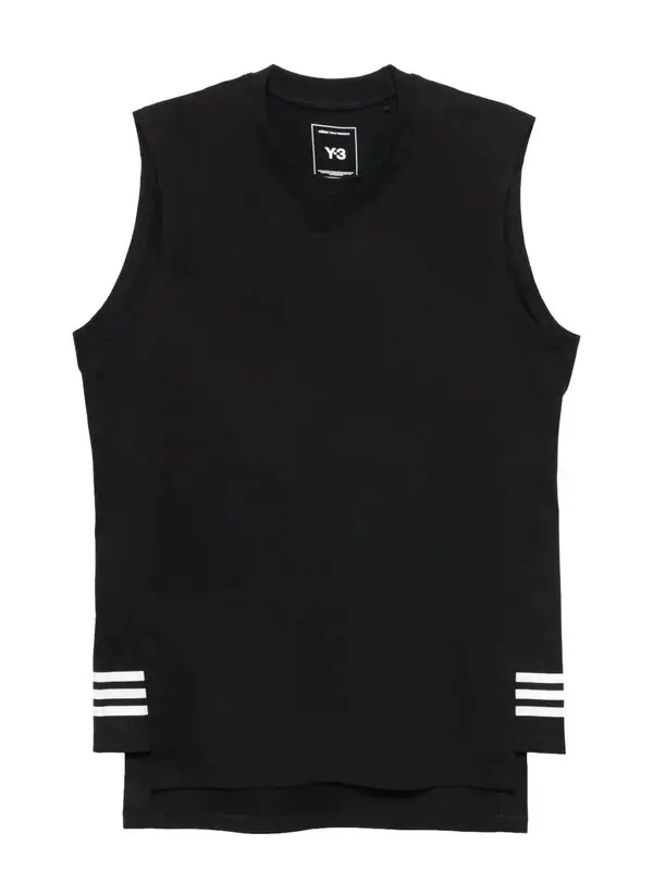 Y3 3-stripes Tank Top - Black
