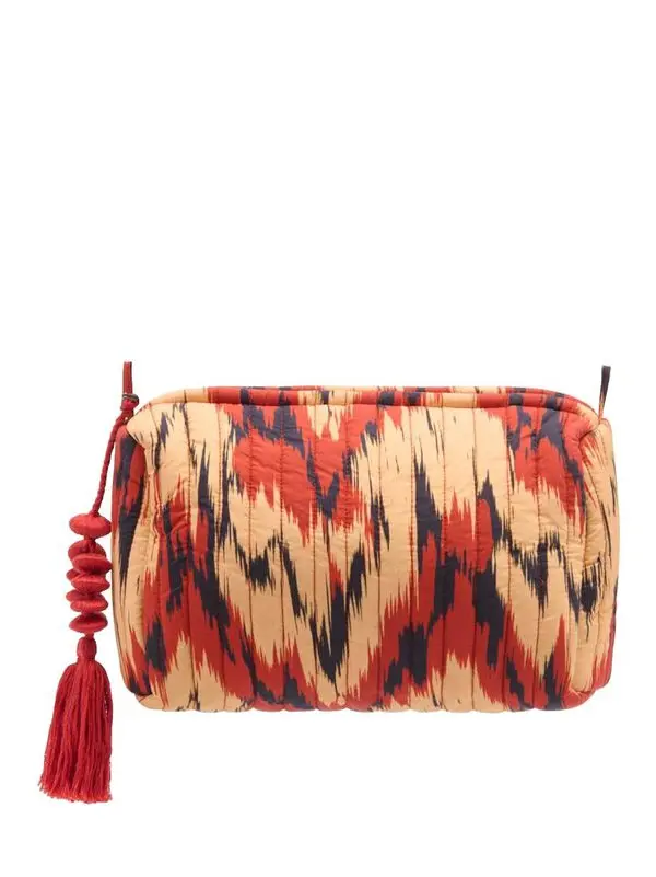 Ulla Johnson Priya Makeup Bag - Lapis