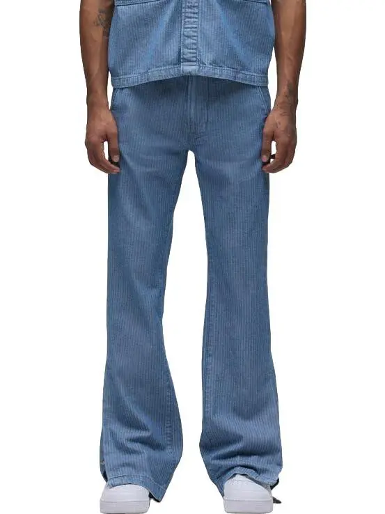 Hudson Jeans Walker Ribbed Cotton Trousers - Herringbone
