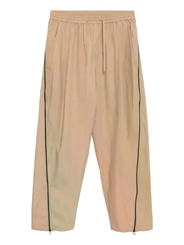 CROQUIS Zip-detail Trousers - Neutrals