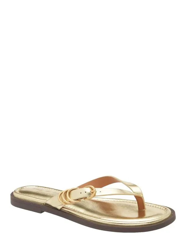 Rag & Bone Gia Flip Flop - Gold