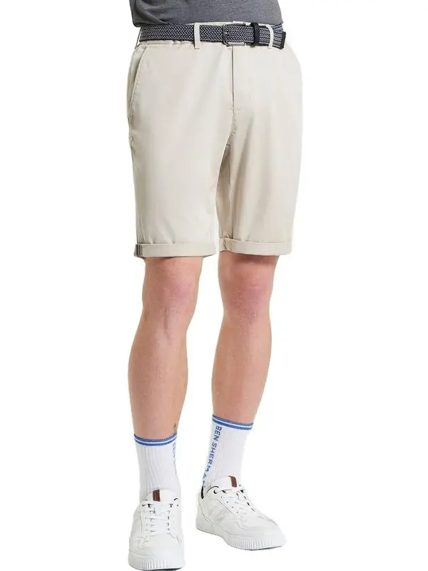 Ben Sherman Signature Stretch Twill Chino Shorts - Putty