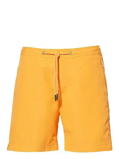 Orlebar Brown Mid-length Drawcord Swim Shorts - Calypso Orange
