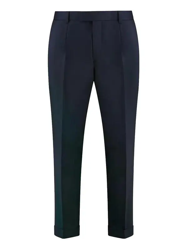Hugo Boss Wool Trousers - Blue