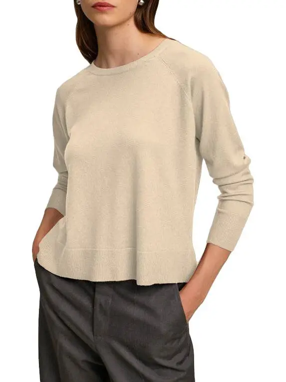 Deluc Déluc. Lorraine Crewneck Sweater - Ecru Melange
