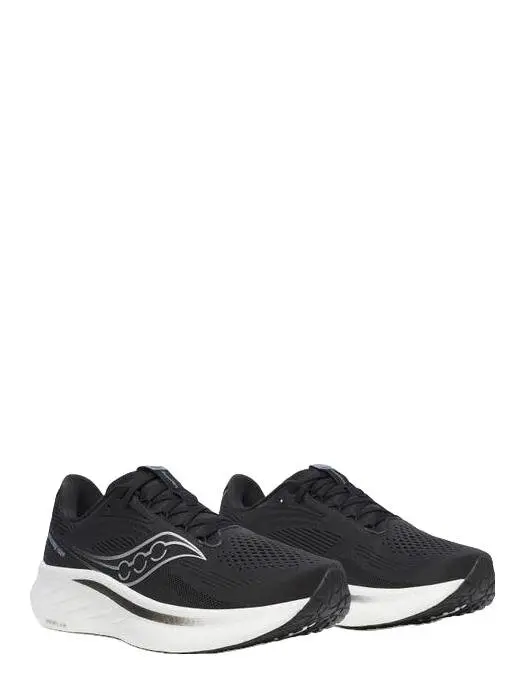 Saucony Ride 18 Sneakers - Black/ White