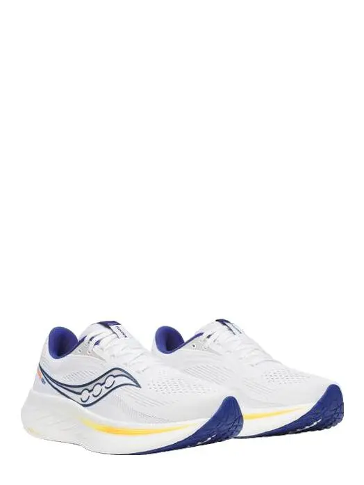 Saucony Ride 18 Sneakers - White/ Azurite