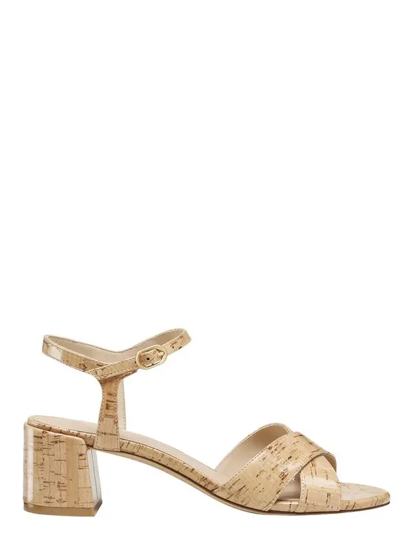 STUART WEITZMAN Dayna Cork Sandals - Natural