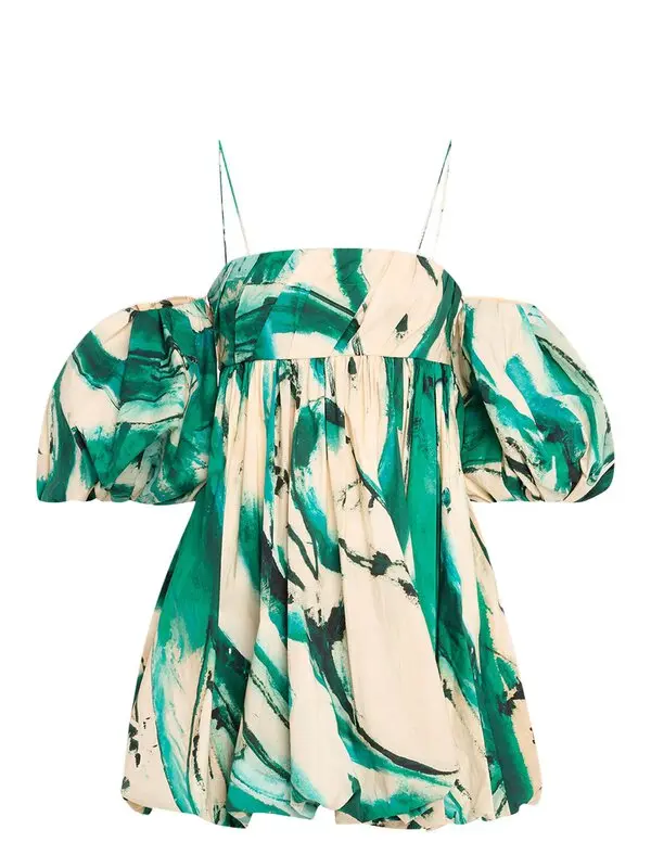 Ulla Johnson X Lee Krasner Hartigan Portrait Mini Dress - Mltpat