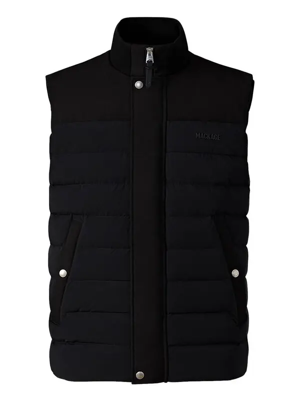 Mackage Brody Down-filled Quilted Vest - Black