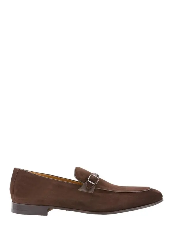 Kiton Goatskin Leather Loafers - Dk Brwn