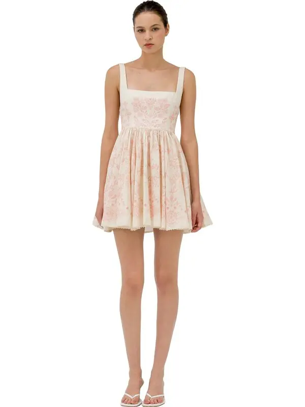SUSPIRO Hierbabuena Floritura Mini Dress - Multicolor