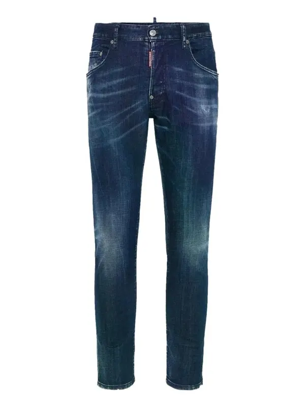 Dsquared2 Stretch-cotton Slim Jeans - Blue