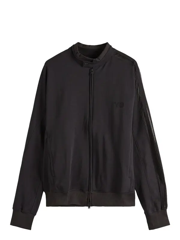 Y3 Mesh 3 Stripe Track Jacket - Black