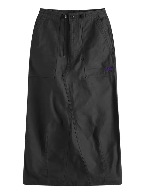 Needles String Fatigue Skirt - Black