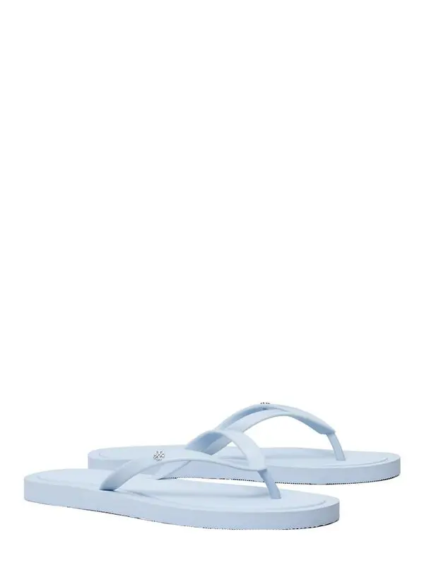 Tory Burch Kira Padded Flip-flop - Aria Blue/silver