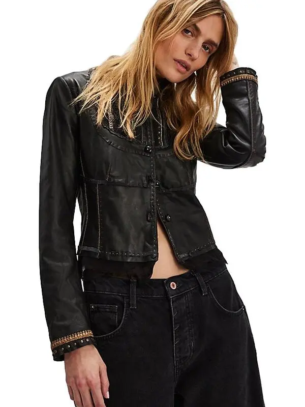 NIGEL PRESTON Gypsy Corset Jacket - Black