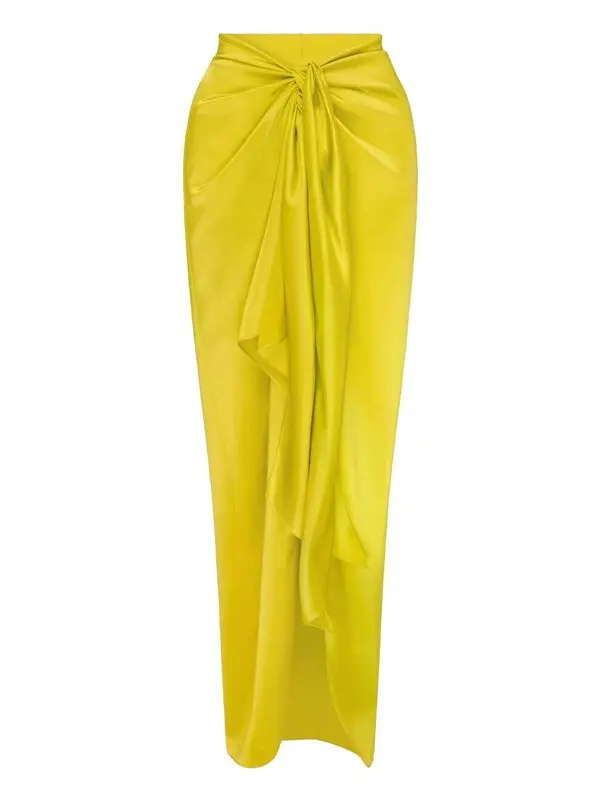 Galvan Knot Detailing Skirt - Yellow