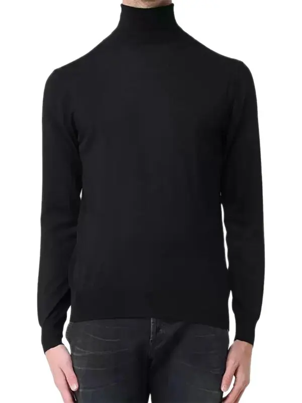 PAOLO PECORA Roll-neck Sweater - Black