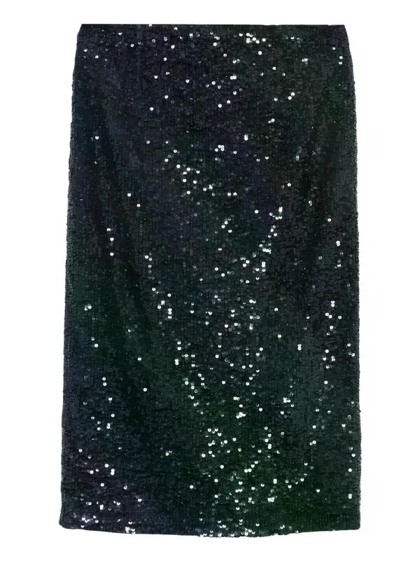 P.a.r.o.s.h Sequined Mini Skirt - Blue