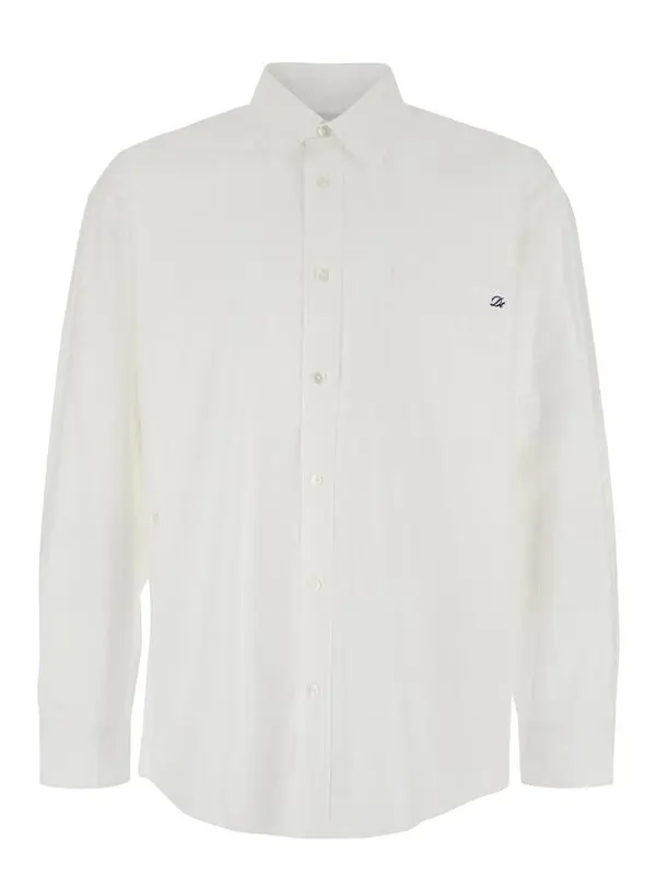 DUNST Paperly Oversized Shirt - White