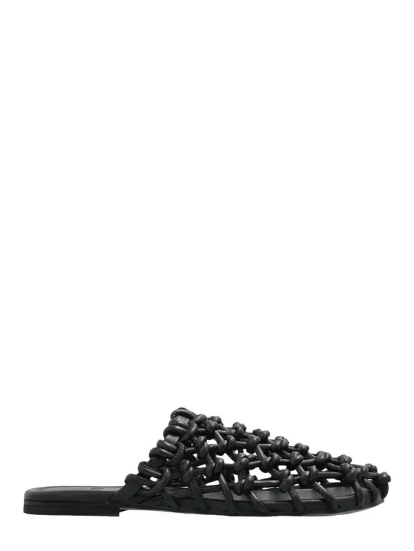 ODISSI Knotted Slippers - Black