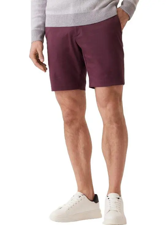 DEKE Oasis Luxeflex Twill Bermuda Shorts - Port