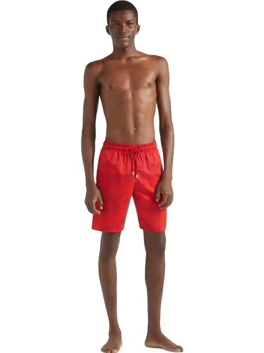 Vilebrequin Flower Power Stretch Swim Shorts - Lipstick