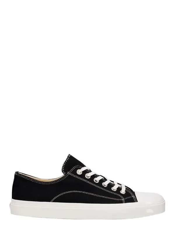Moschino Canvas Low-top Sneakers - Black