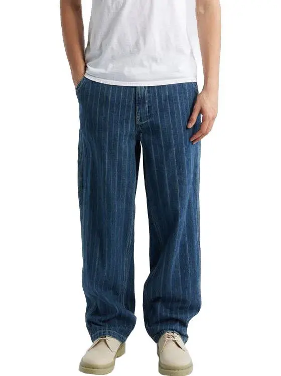 PAUL SMITH + LEE Paul Smith London Carpenter Stripe Jeans - Medium Base