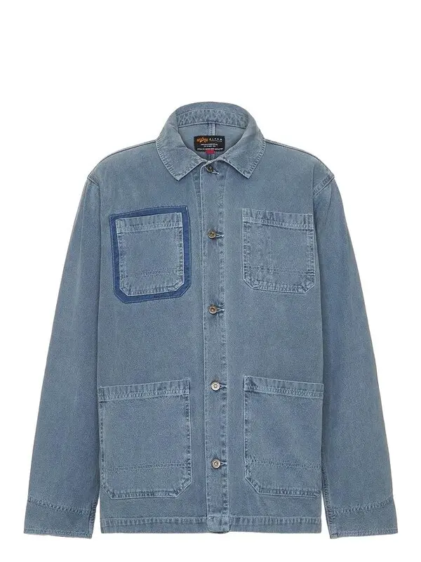 Alpha Industries Ctn Chore Coat - Airborne Blue