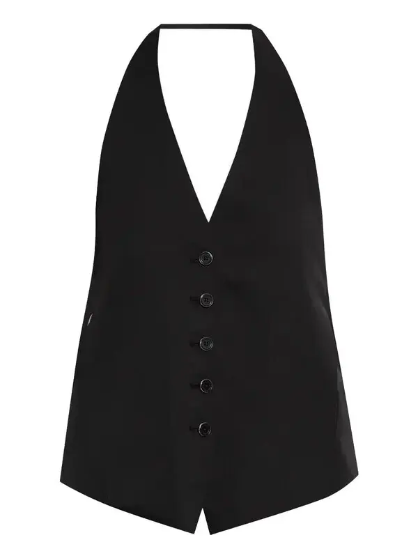 Helmut Lang Halterneck Tank Top - Black
